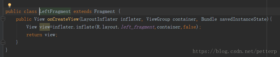 Android Fragment 的简单应用 实现 Rightfragment 和 Replacefragment 的 Oncreateview Csdn博客