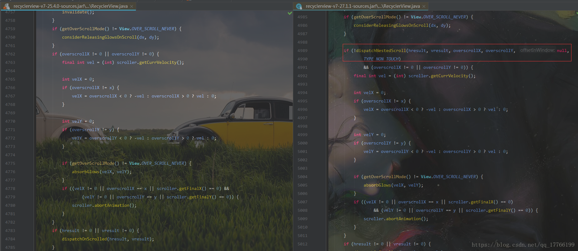 Appbarlayout各版本问题探究及解决 Appbarlayout Fling 流畅 Csdn博客