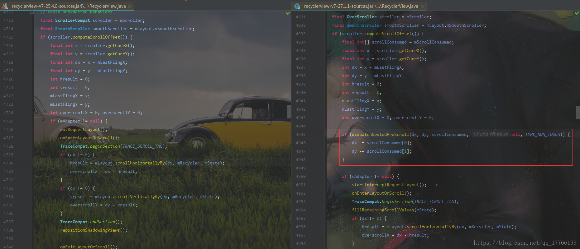 Appbarlayout各版本问题探究及解决 Appbarlayout Fling 流畅 Csdn博客