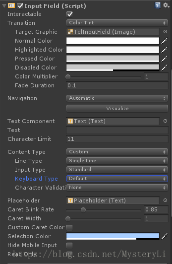 Unity中的inputfeild在android端隐藏系统自带键盘unity Inputfield禁用系统键盘 Csdn博客 7075