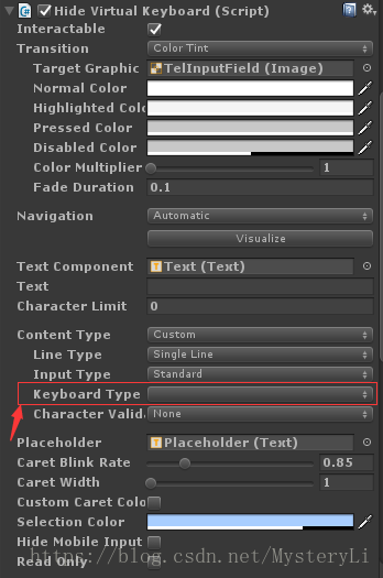 Unity中的inputfeild在android端隐藏系统自带键盘 Unity Inputfield禁用系统键盘 Csdn博客