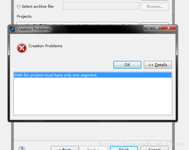 Myeclipse导入spring源码时 报错creation Problems Path For Project Must Have Only One Segment Csdn博客 2800