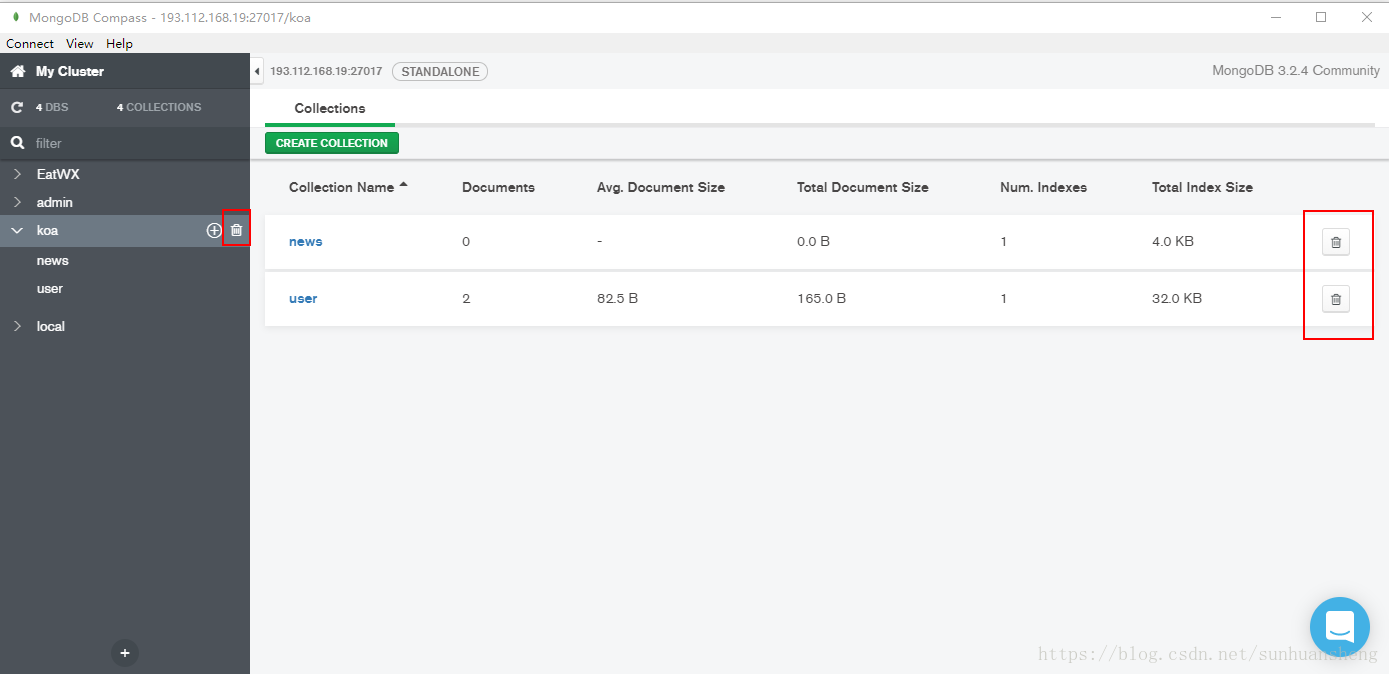 Mongodb可视化工具mongodb Compass的增删改查基本使用教程怎么compass添加数据 Csdn博客 