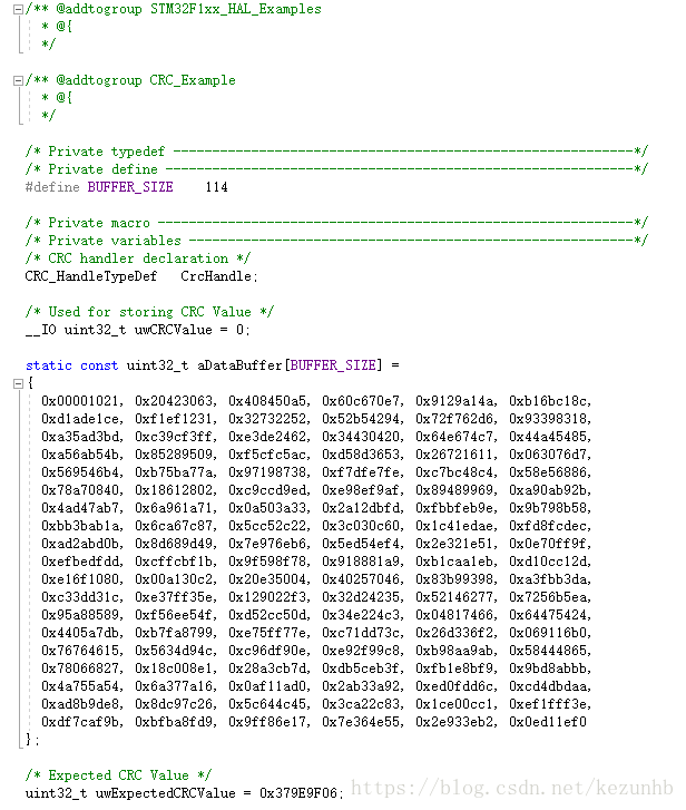 通用crc32校验程序，可完美匹配stm32硬件crc算法 睿思派克 Csdn博客