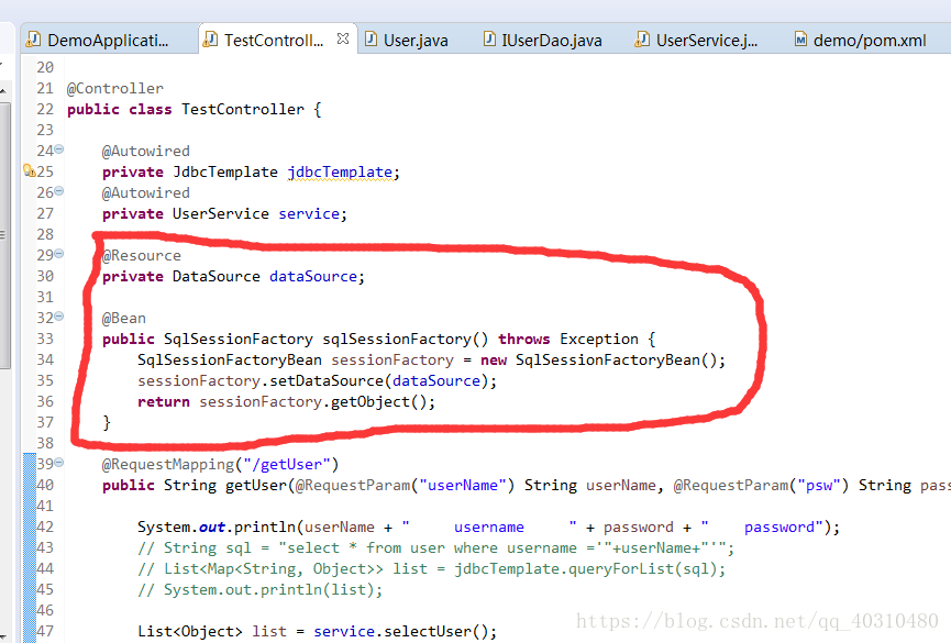 Springboot 找不到dao注解和sqlsessionfactory Or ‘sqlsessiontemplate Are Requiredfield Dao In Com 