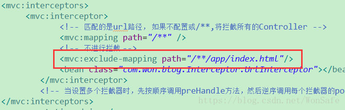 Mvcexclude Mapping取消拦截配置无效的问题排查 Csdn博客 