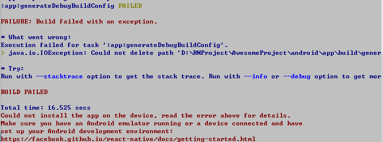 Windows平台搭建react Native开发环境 目前不支持 1 9 及更高版本 Csdn博客