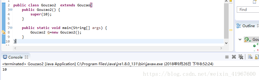 Java中子类继承父类关于构造方法的问题子类可以继承父类的方法，但是又有自己的更新，你会怎么样做 Csdn博客 