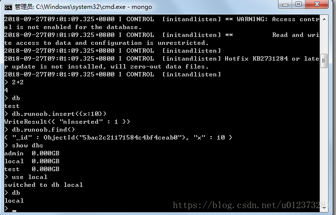 Mongodb的介绍和操作mongodb中 Use Local Csdn博客 