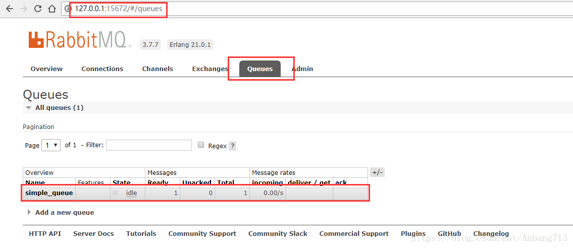 Rabbitmq 简单队列rabbitmq 匿名队列 Csdn博客 