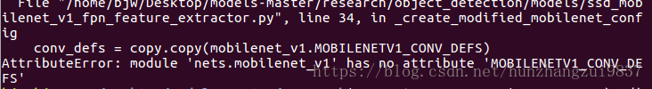 Attributeerror Module Nets Mobilenet V1 Has No