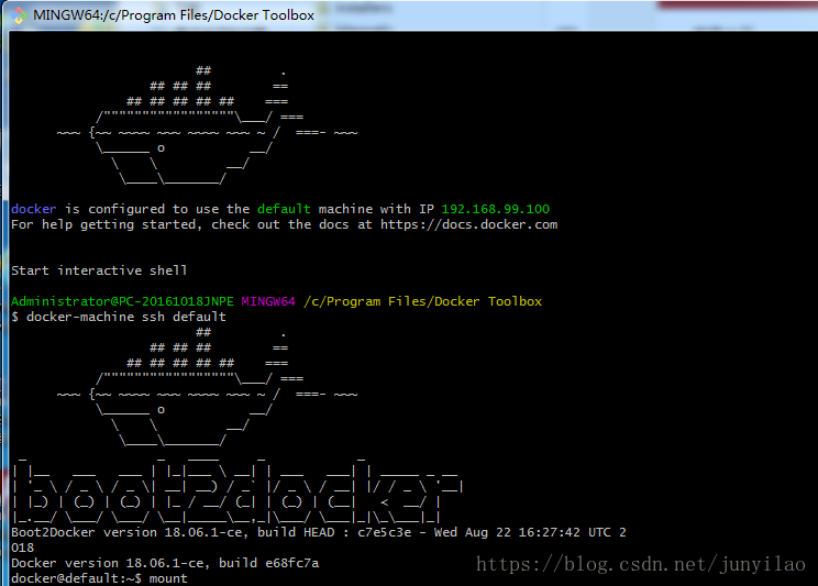 Win7下docker 不能复制粘贴解决方法，ssh远程连接docker虚拟环境的方法docker Toolbox不能拷贝文字 Csdn博客 