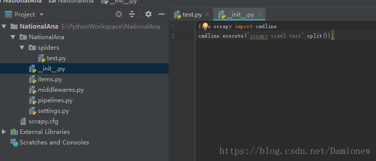 使用python爬虫scrapy框架爬取数据 Csdn博客 2823