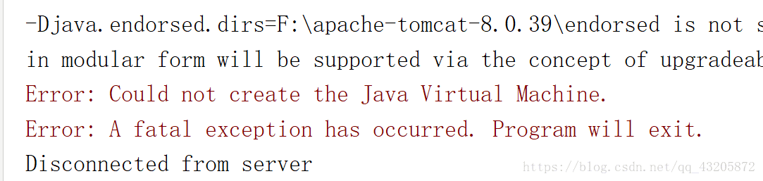 Idea启动tomcat时application Server Was Not Connected Before Run Configuration Stop Reason Unable 