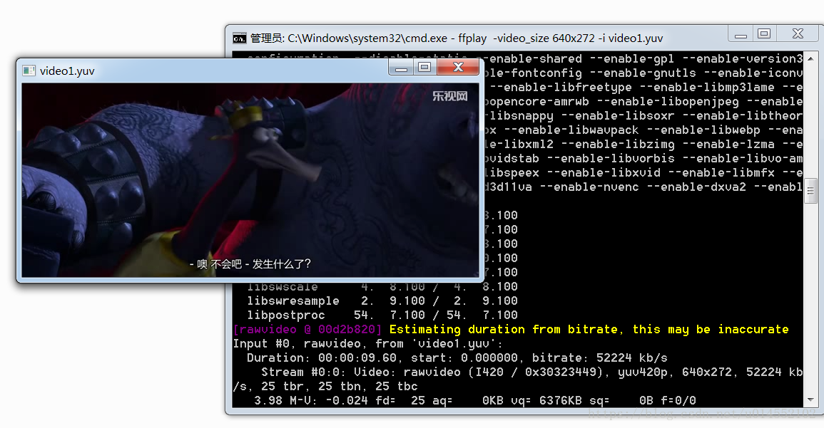 使用ffmpeg生成yuv视频文件并播放（通过命令的方式）ffmpeg Yuv Csdn博客 