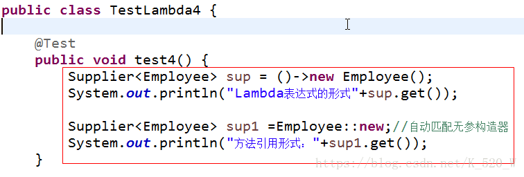 Java8新特性之方法引用与构造器引用 Jdk8方法引用 有参构造器 Csdn博客