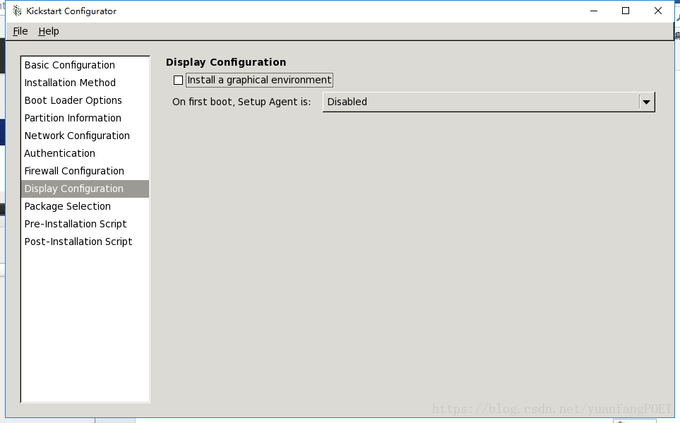 System Config Kickstart使用 Csdn博客