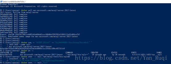 Win10 环境下 Docker 安装sqlserver2017 Sqlserver2017docker镜像 Csdn博客