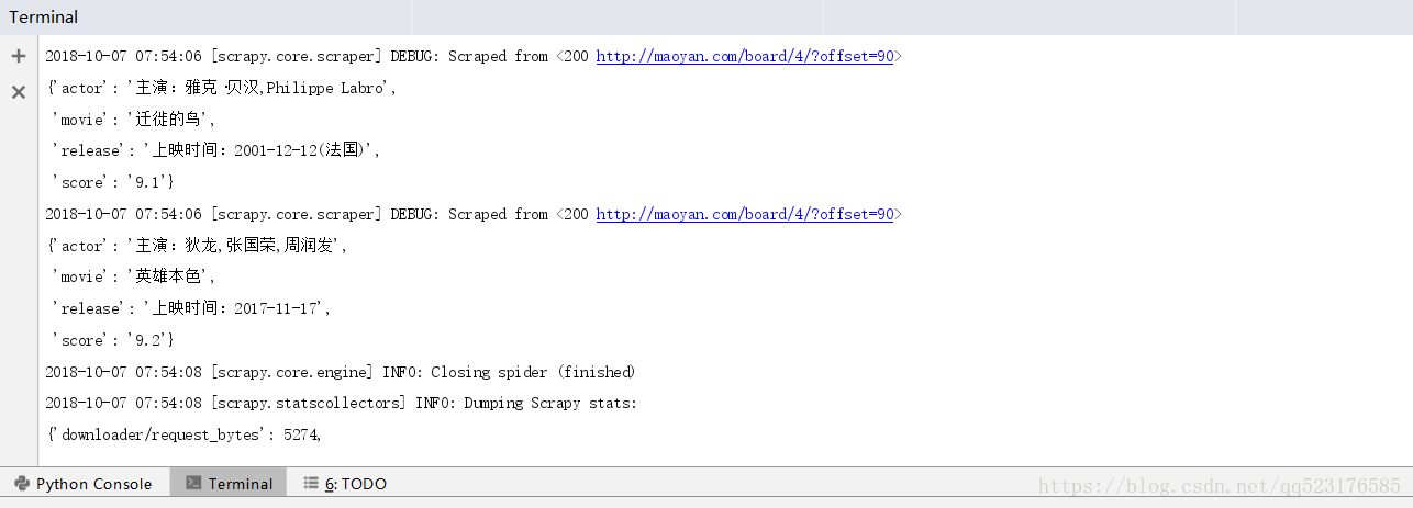 Python3 Scrapy框架学习四：爬取的数据存入mongodb任务描述 将爬虫爬取到的数据存入mongodb数据库中。 相关知识 本关实训和 Scrapy Csdn博客 2103