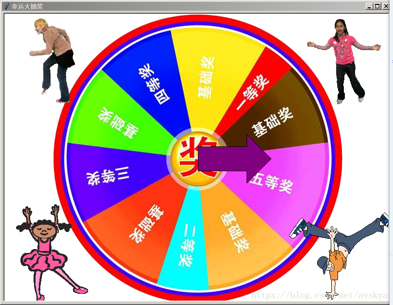 Python幸运大抽奖交互作品作者李兴球python按下空格抽奖 Csdn博客 