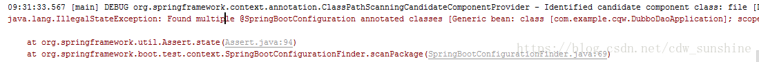 Javalangillegalstateexception Found Multiple Springbootconfiguration Annotated Classes Csdn博客 