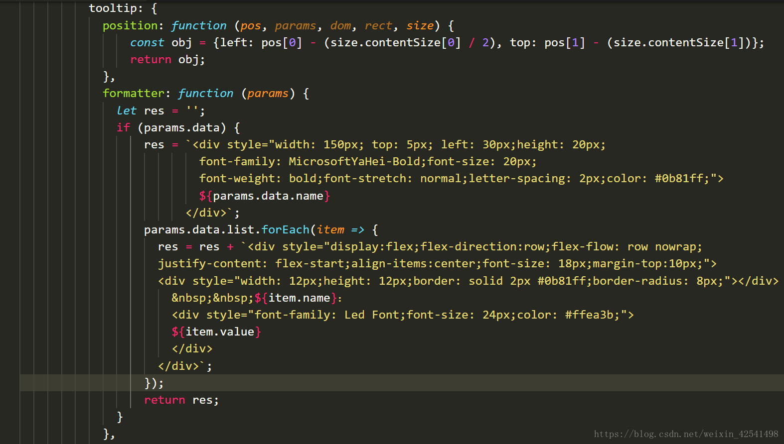 Echart4 地图自定义tooltipecharts4 版本 Tooltip Csdn博客 