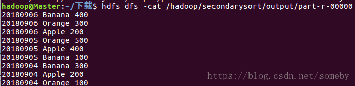 Hadoop Mapreduce二次排序算法与实现之实现继承writablecomparable要实现hashcode方法 Csdn博客 