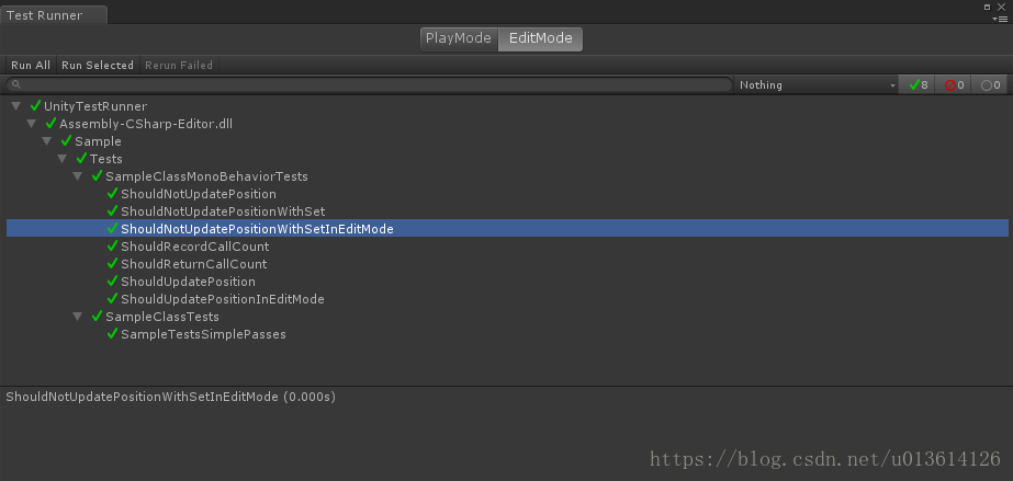 Unity 201825f1 单元测试简介using Nunitframework Using Unityenginetesttools Csdn博客