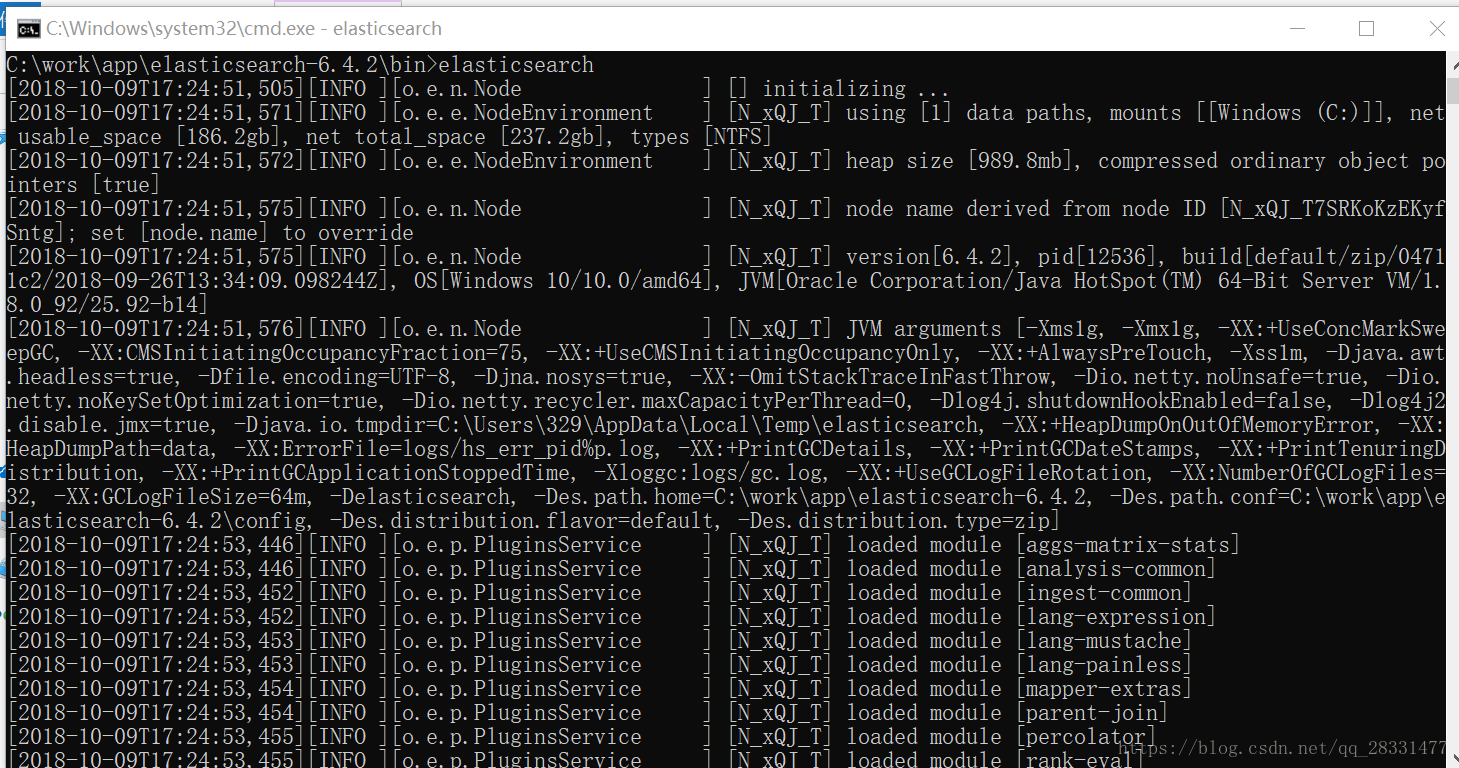 Windows下elasticsearch 安装（es 64，jdk8）qq28331477的博客 Csdn博客 