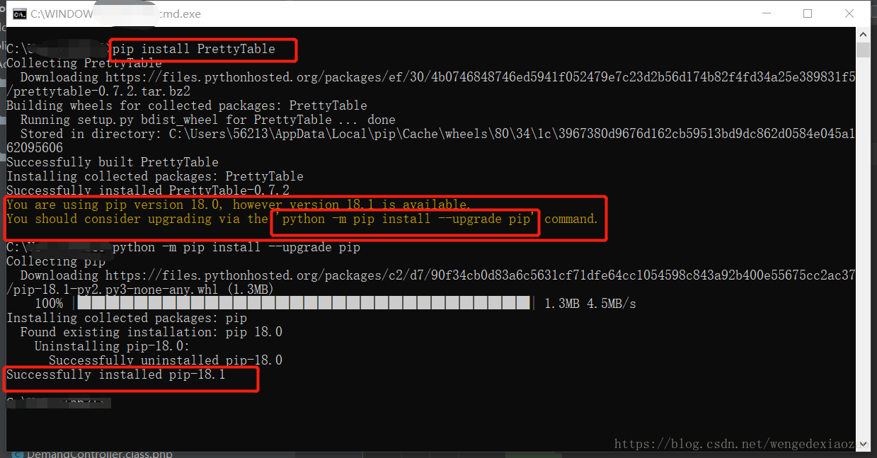 No Module Named Prettytable ，python3安装prettytable Csdn博客