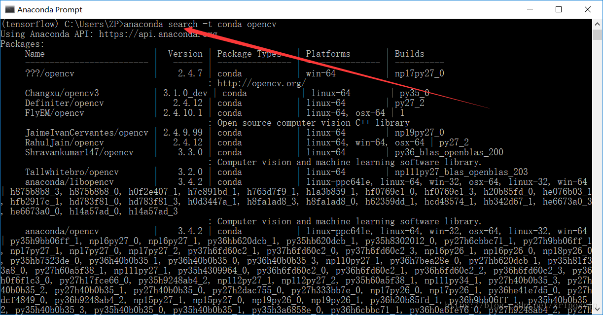 Win10 Anaconda3环境安装opencv3 4（仅需三行代码） Conda安装opencv3 4 3 Csdn博客