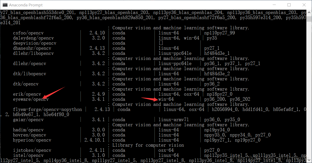 Win10 Anaconda3环境安装opencv3 4（仅需三行代码） Conda安装opencv3 4 3 Csdn博客