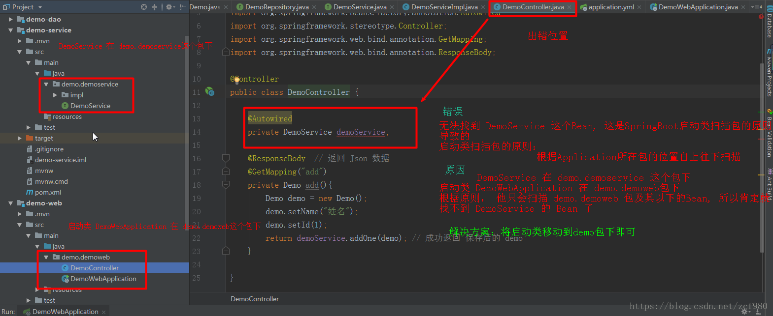 Idea Springboot多模块项目搭建详细过程opentelemetry Spring Boot Starter Csdn博客