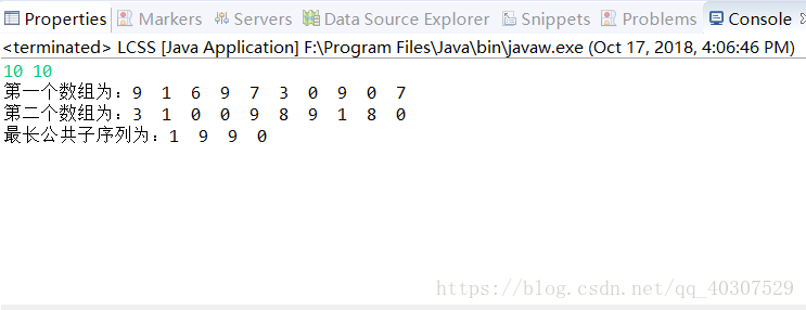 Java （动态规划算法）解决最长公共子序列问题1 解决最长公共子序列问题。输入的字符串可以利用随机数生成器随机产生运行程序 Csdn博客