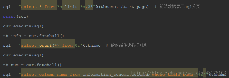关于python操作mysql和postgresql数据库的sql 分页限制语句sql语法问题python Pymysql 分页异常 Csdn博客