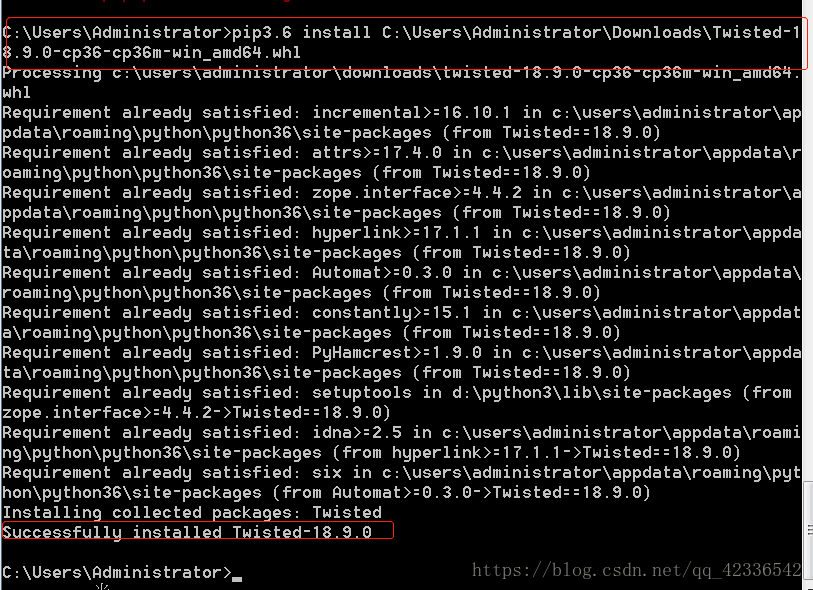 Python Scrapy安装及twisted问题 夏天 的博客 Csdn博客