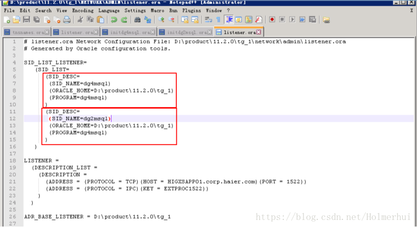 透明网关配置及oracle配置多个透明网关ora 28545 Csdn博客 