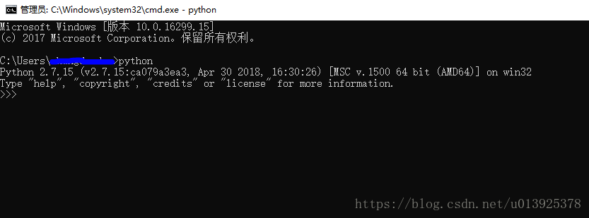 Win10下安装python2 7 Python 2 7 15 Amd64 Msi Csdn博客