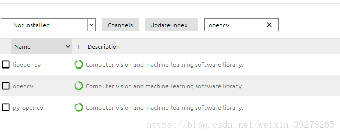 Anaconda安装opencvanaconda Navigator安装opencv Csdn博客 