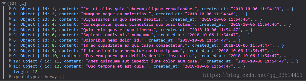 Vue Axios的使用（解决laravel Api跨域访问）vue项目跨域请求laravel的界面 Csdn博客 1508