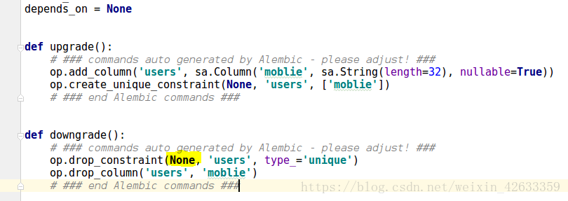 Attributeerror Nonetype Object Has No Attribute Lower 数据库迁移中做回退操作时报