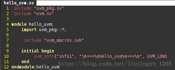 最简单的uvm程序和vcs编译命令vcs编译vum Csdn博客 7046