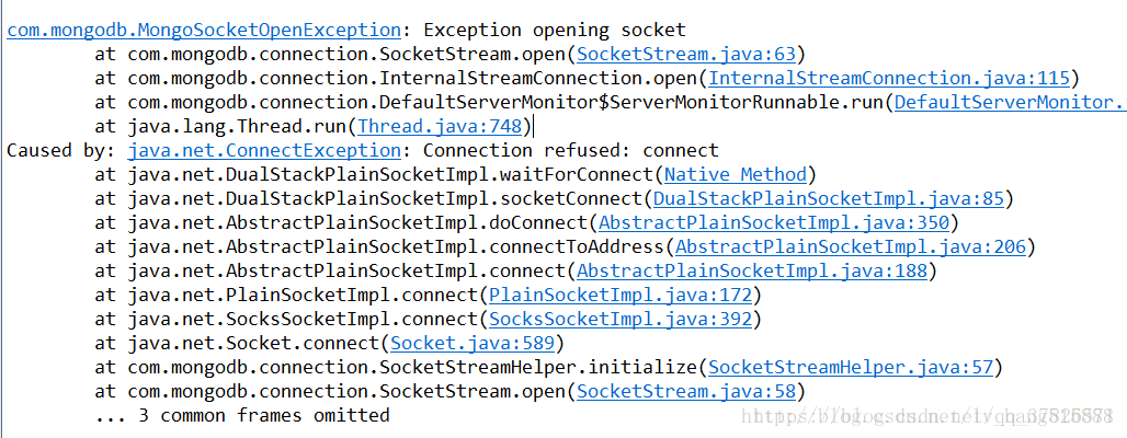 Springboot 默认启动mongodb报错之禁用mongodb自动配置springbootapplicationexclude Mongoautoconfigu Csdn博客 