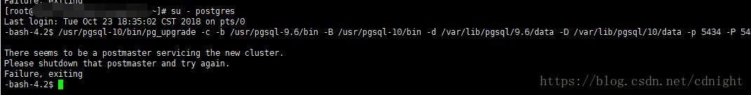 【centos7】升级postgresql96到版本10以及迁移原有数据库的一次尝试【草稿】centos7 Postgresql客户端升级 Csdn博客