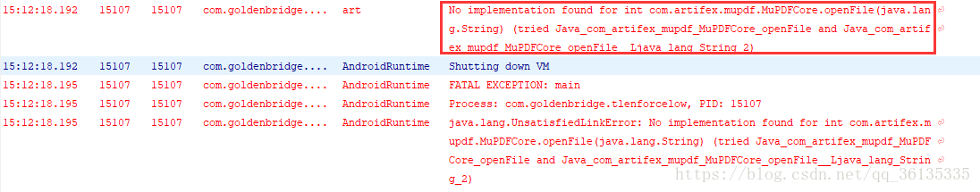 Android 调用jni出错 Java Lang Unsatisfiedlinkerror No Implementation Found For No Implementation
