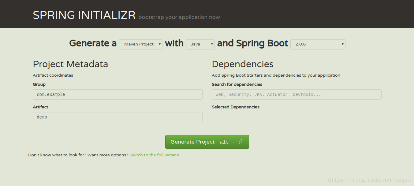 快速创建一个springboot项目 创建爱你 Springboot Csdn博客
