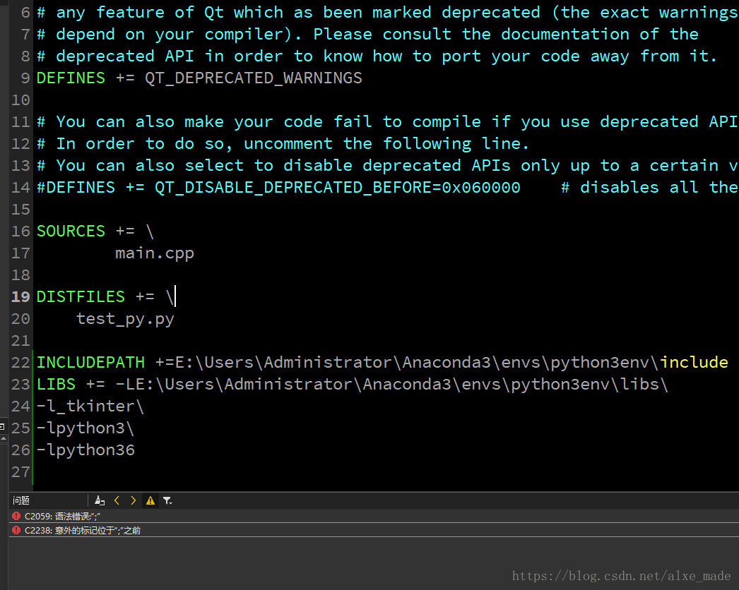 Qtcreator中c调用python方法没有选用 Libpath Csdn博客 9197